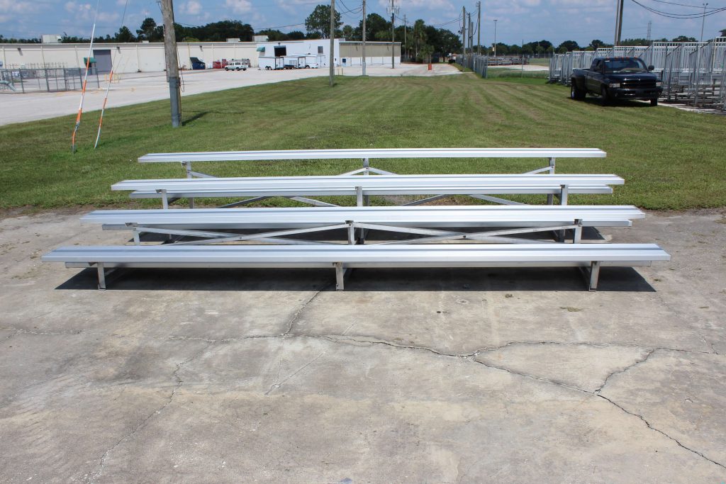 4 Row Aluminum Bleachers for Sale - Best Prices - SE Seating