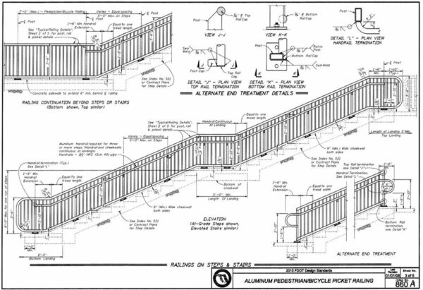 DOT Handrail - Safety Handrails - Southeastern Seating